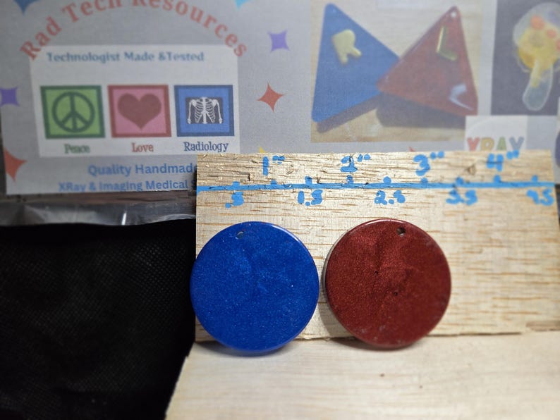 Big Round Red and Blue X-ray Positioning Markers - Etsy