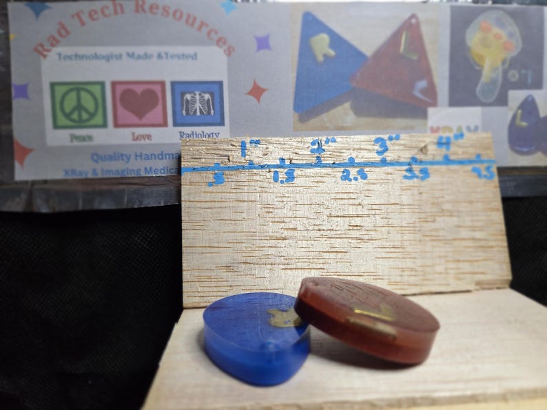 Radiology Delight: Teardrop Mini Xray Markers - Etsy