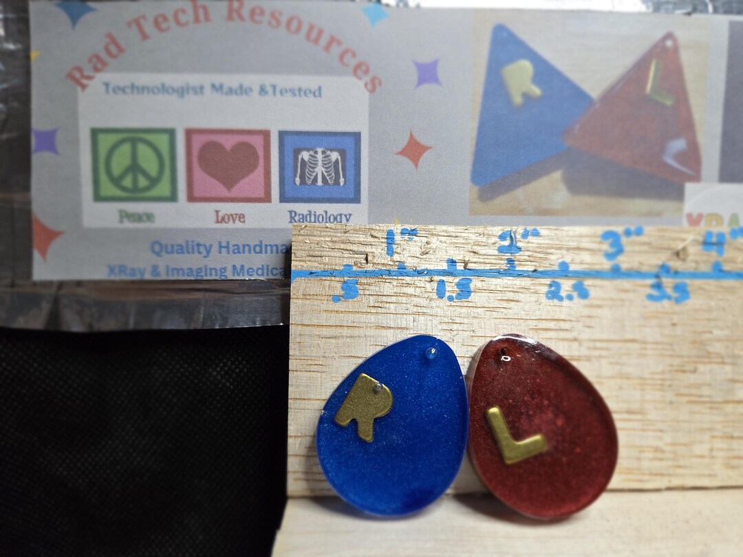 Radiology Delight: Teardrop Mini Xray Markers - Etsy