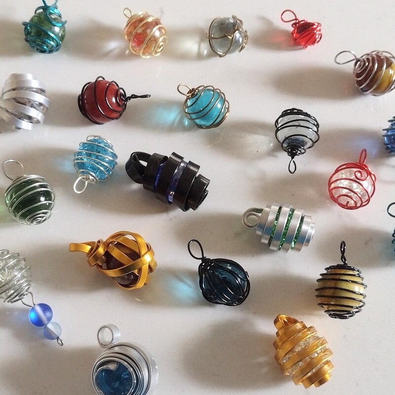 Wire Wrapped Marbles - Etsy