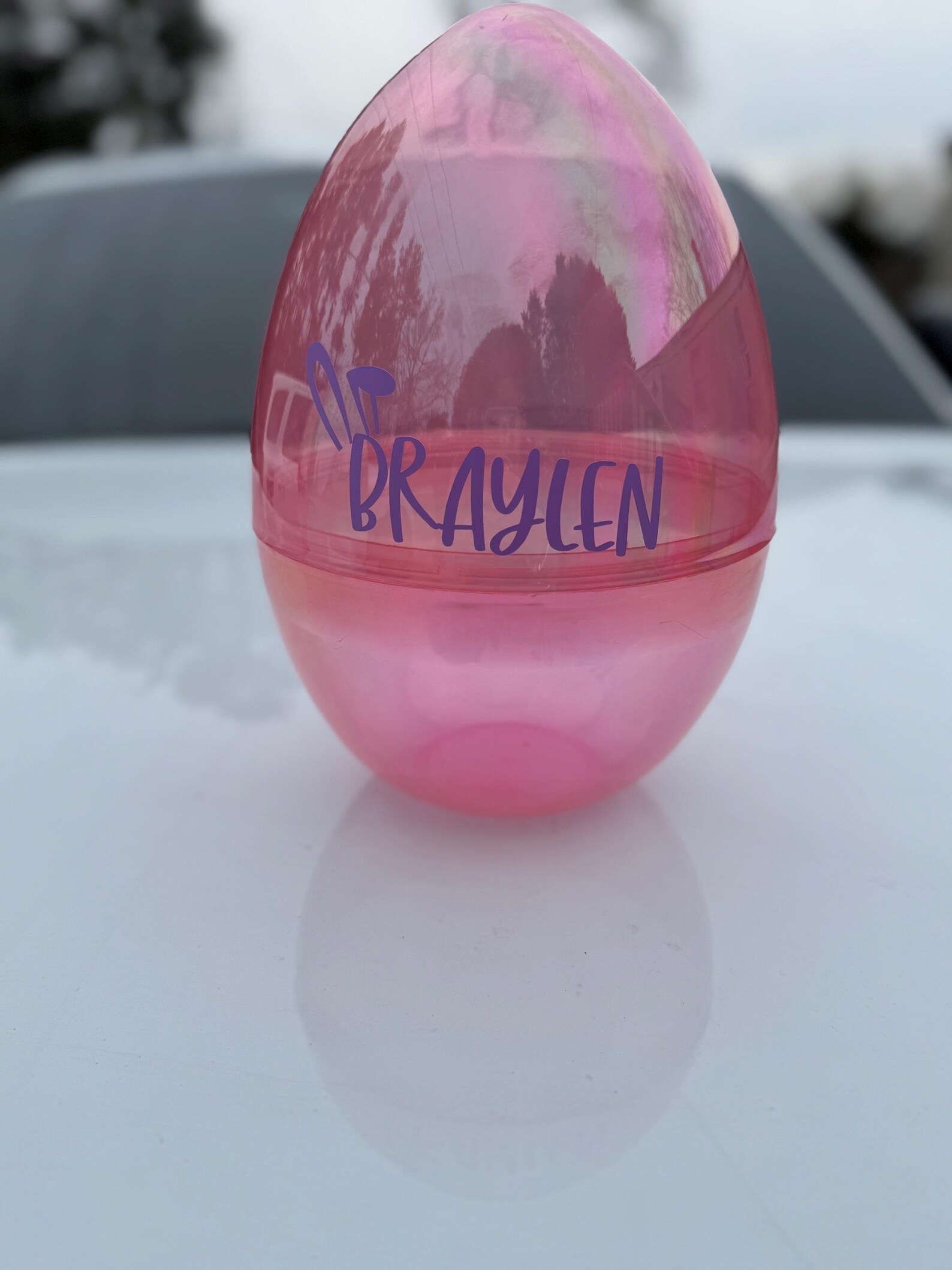 10' Iridescent Personalized Easter Egg, Fillable Eggs, Kids Gift ...