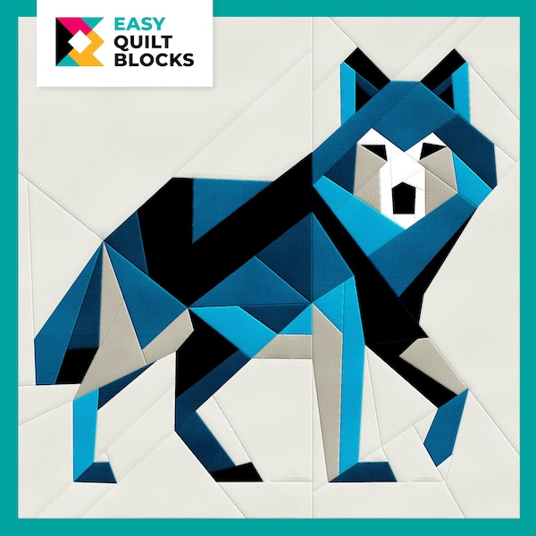 Wolf Quilt Pattern - Etsy