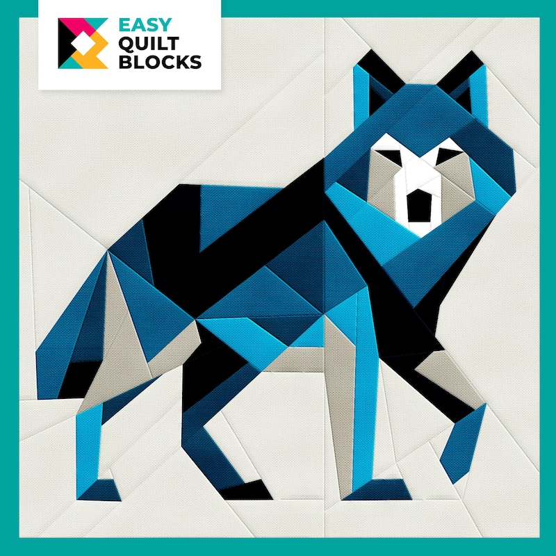 Wolf Quilt Pattern - Etsy