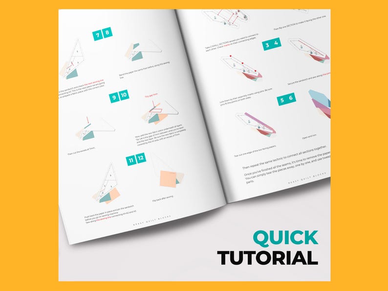 Toucan Quilt Block Pattern: Easy Paper Pieced Design (20x20") (PDF ...