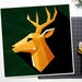 Reindeer Quilt Block Pattern, Christmas FPP PDF, Easy Beginner Paper ...