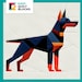 Doberman Quilt Block Pattern: Beginner FPP, 20x20 (PDF Pattern) - Etsy