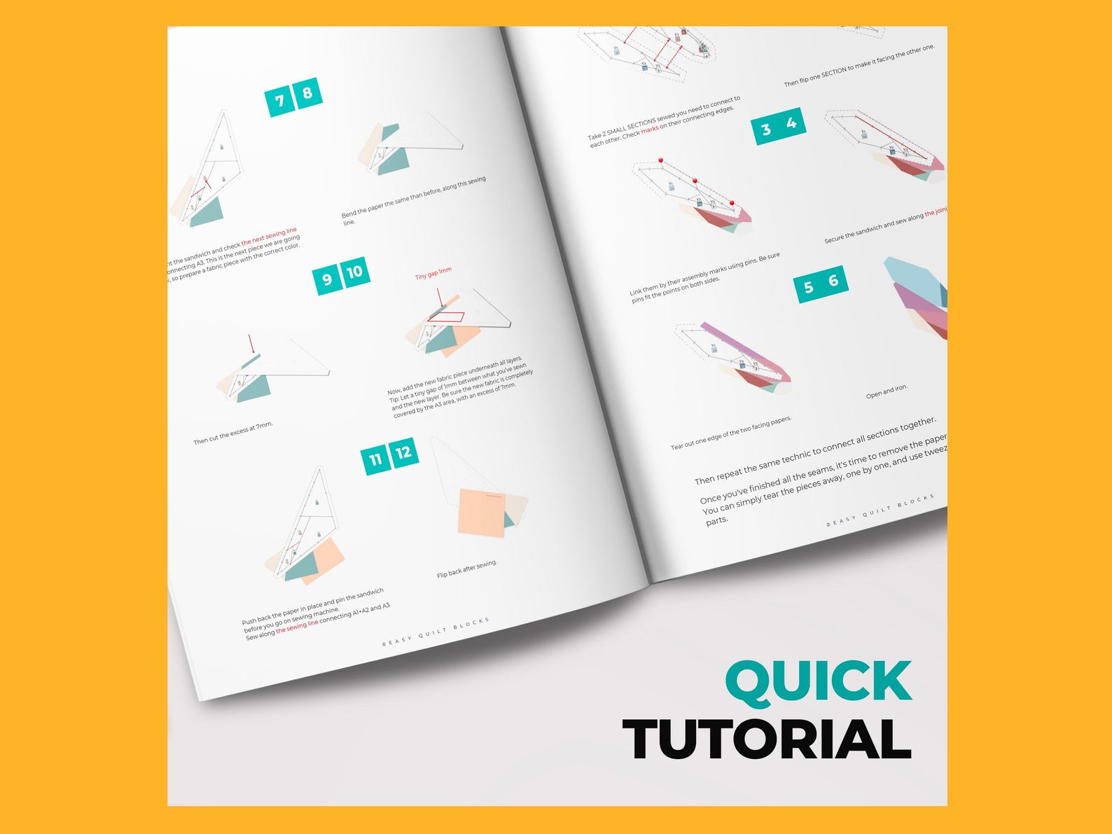 EASY Eagle Foundation Paper Piecing PATTERN - Beginner Fpp Pdf for ...