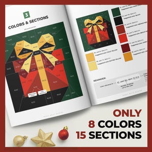 Gift Box Quilt Block Pattern, Easy Christmas FPP PDF, Beginner Paper ...