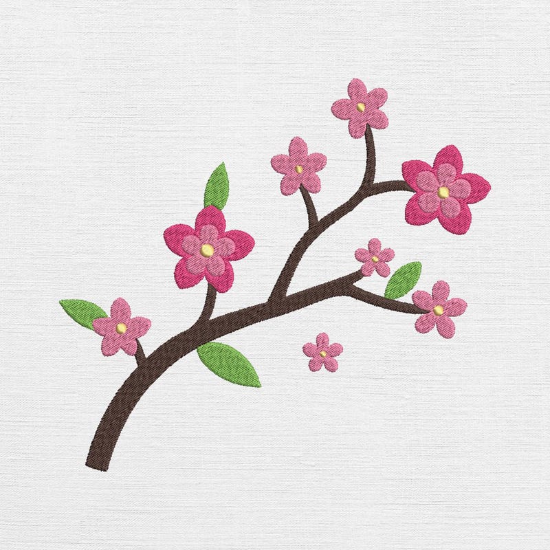 Sakura Embroidery - Etsy