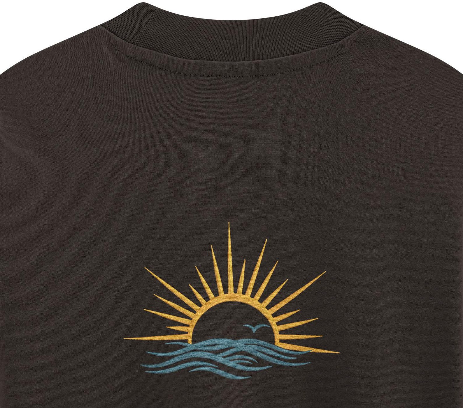 Sunset Beach Embroidery Design, Sea Sun Pattern (10 Sizes) (instant ...