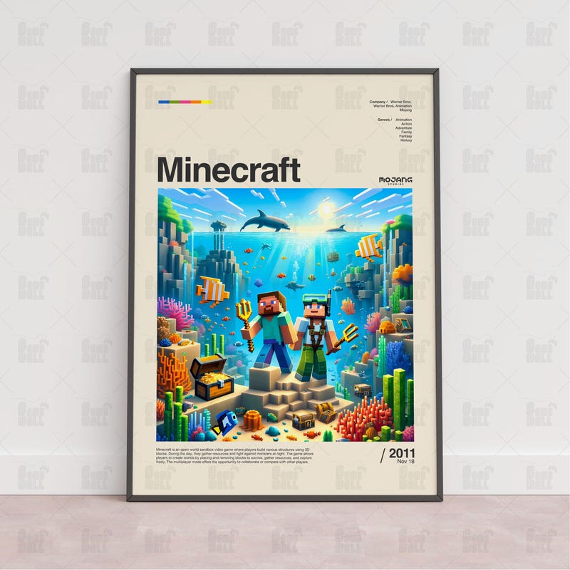 Mincraft Posters - Etsy