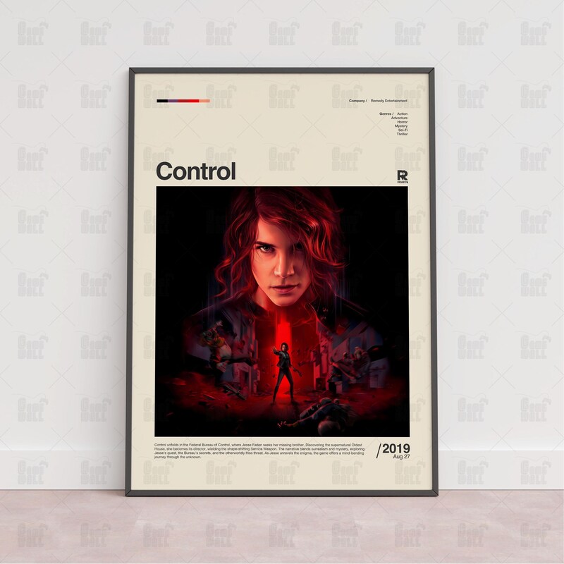 Control Game Poster - Etsy