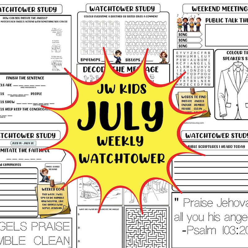 2025 Jw Meeting Workbook - Etsy