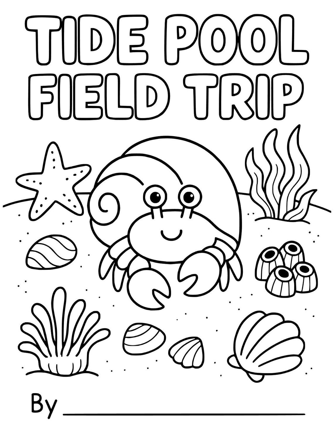 Tide Pool Field Trip Workbook Printable | Kids Nature Activities ...