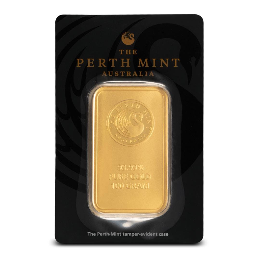 100 Gram Perth Mint Gold Bar (new W/ Assay) - Etsy
