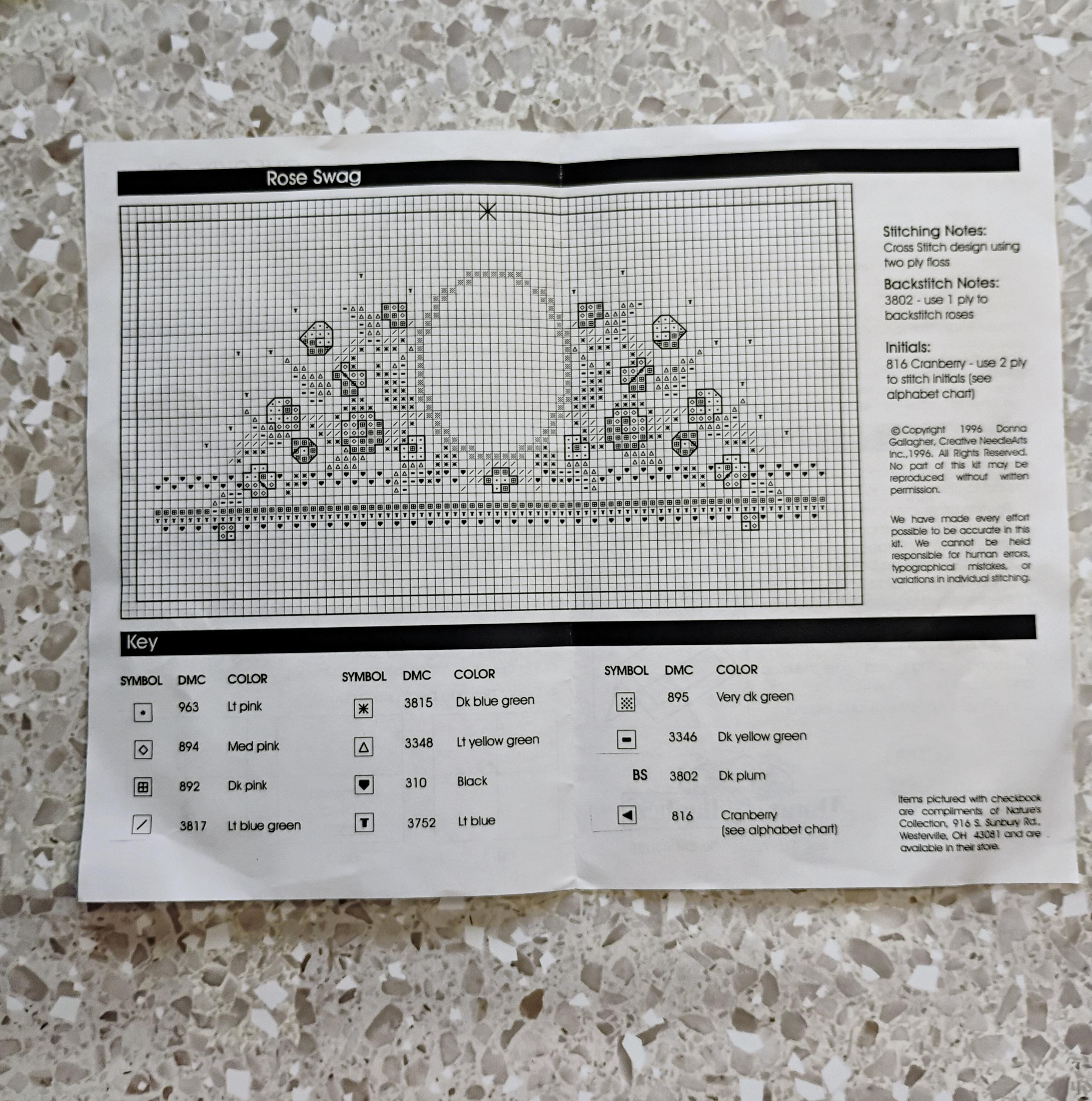 Cross Stitch Kit, Checkbook Cover. Create a Unique Personalized ...