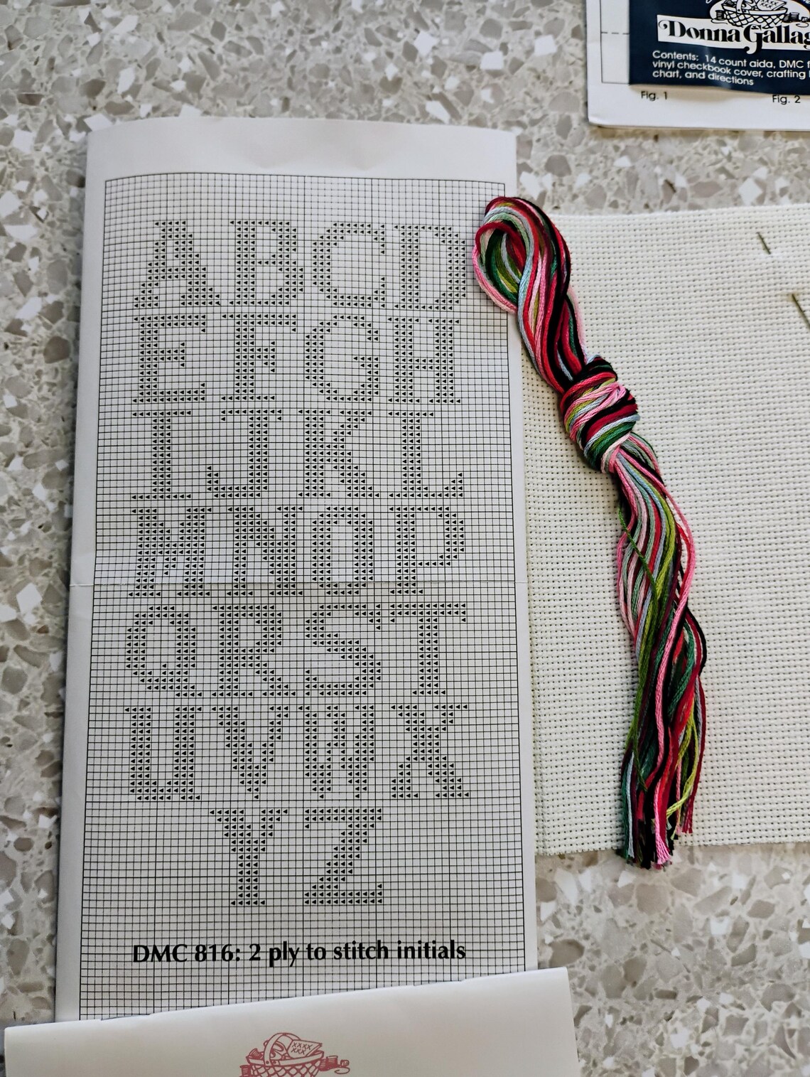 Cross Stitch Kit, Checkbook Cover. Create a Unique Personalized ...