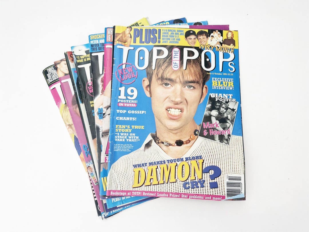 Top of the Pops Magazine - TOTP - 1990s Music Magazines - Blur, Spice ...