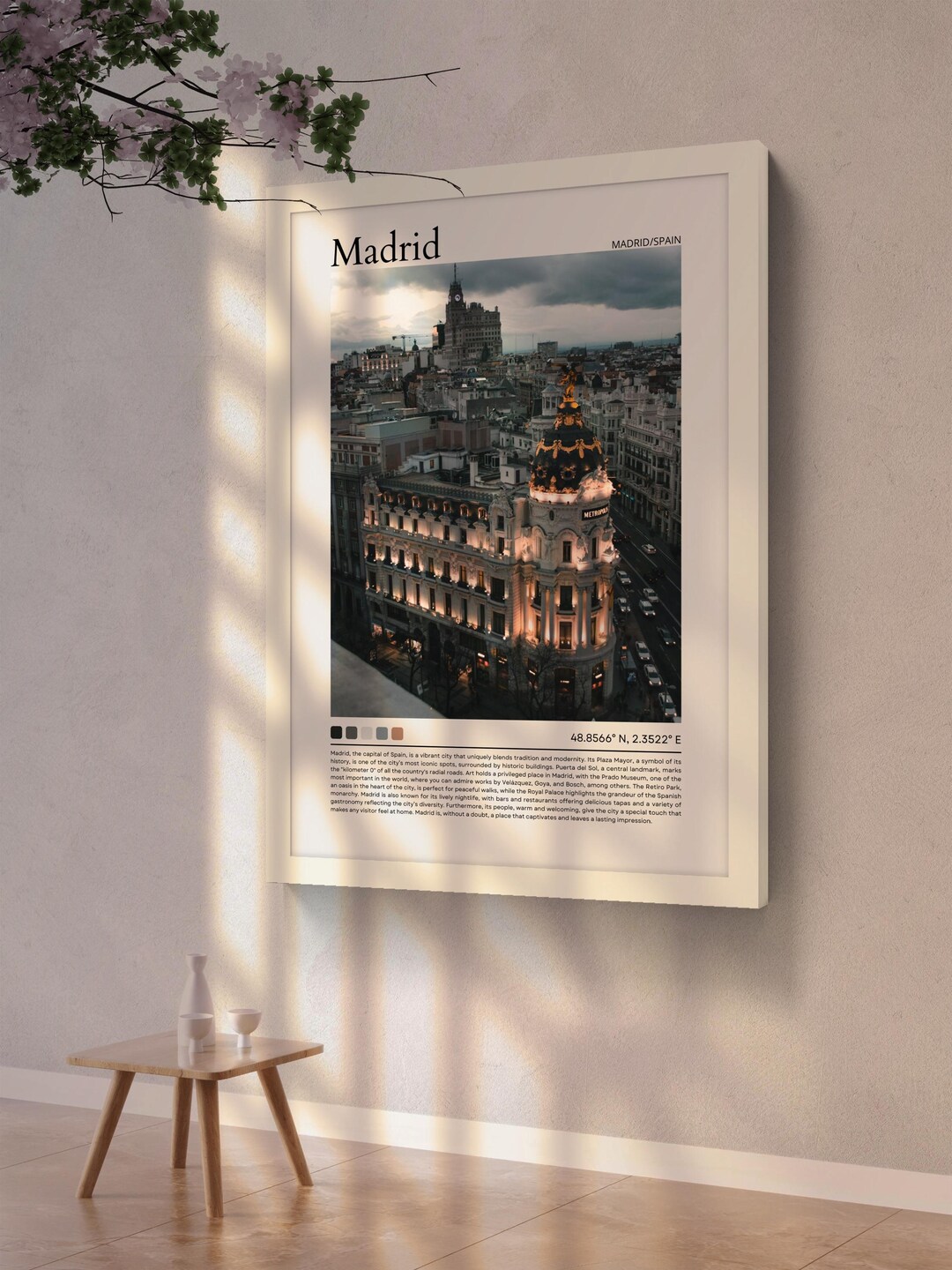 Madrid (spain) Poster Printable – Digital Download Wall Art – Spain ...