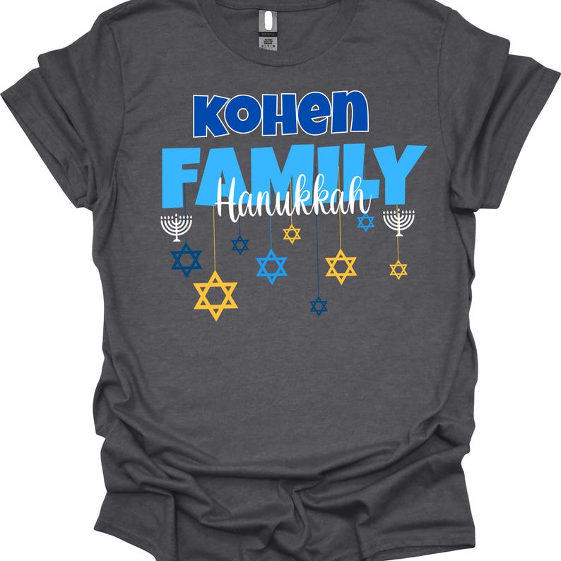 Custom Family Hanukkah Sweatshirt, Matching Holiday Crewneck ...