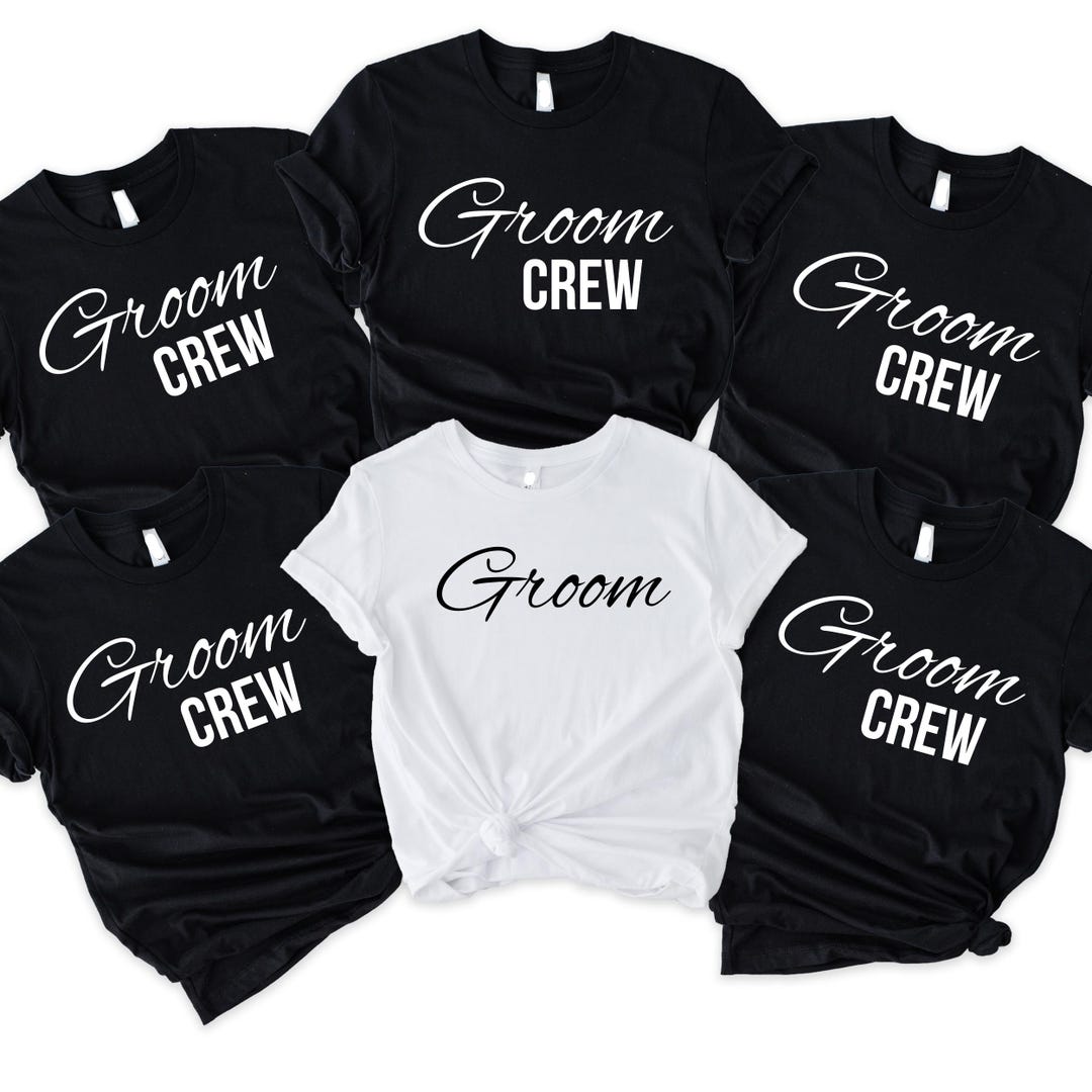 Groom Crew Shirt, Bachelor Party, Wedding Squad Matching - Etsy