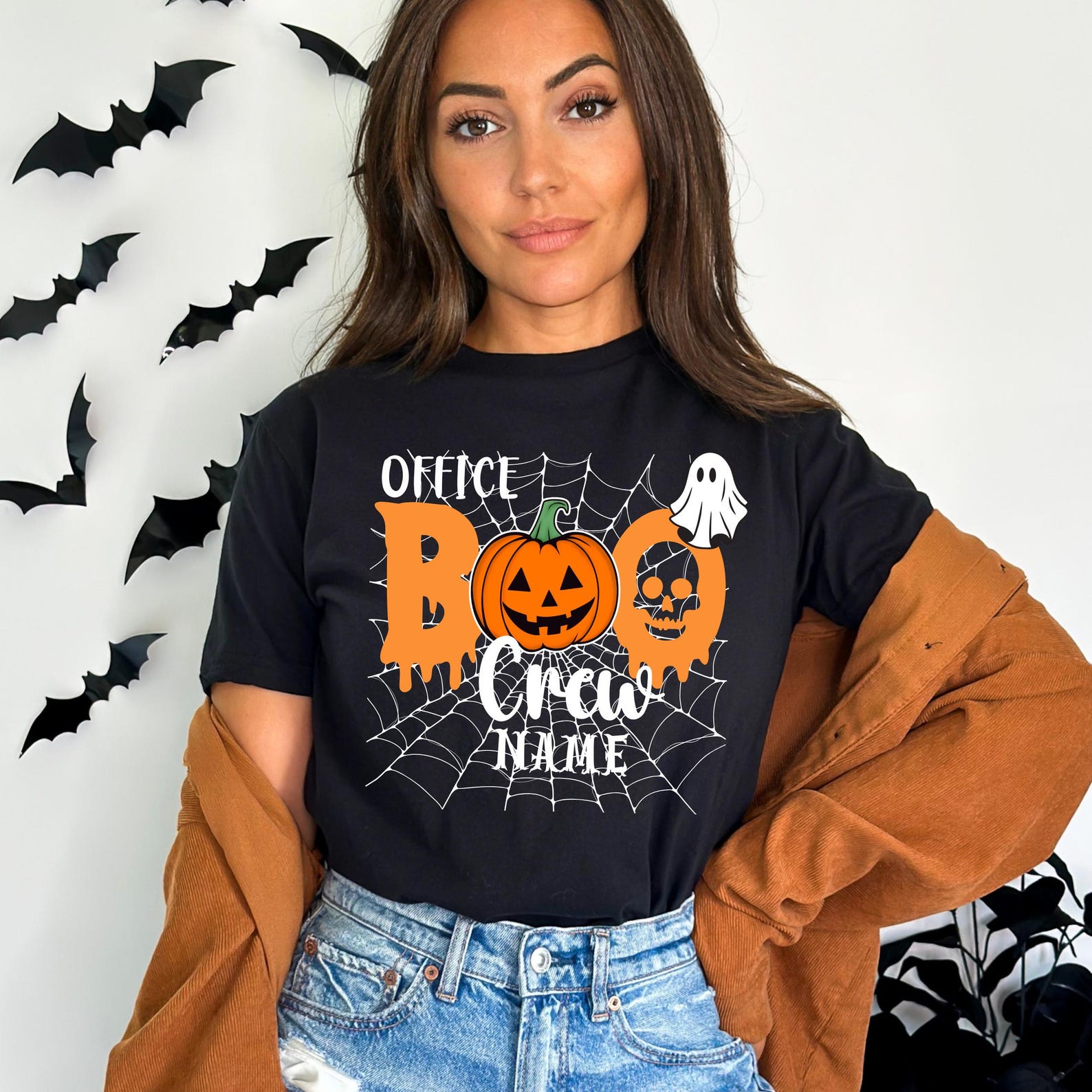 Office Boo Crew Halloween Shirt, Custom Staff Name or Role, Workplace ...