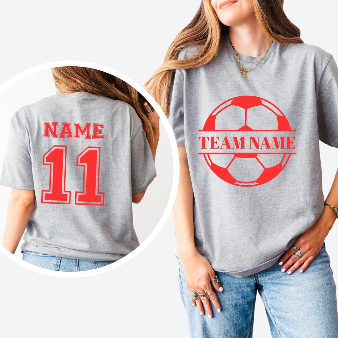 Custom Soccer Team Shirt, Personalized Jersey Style - Etsy