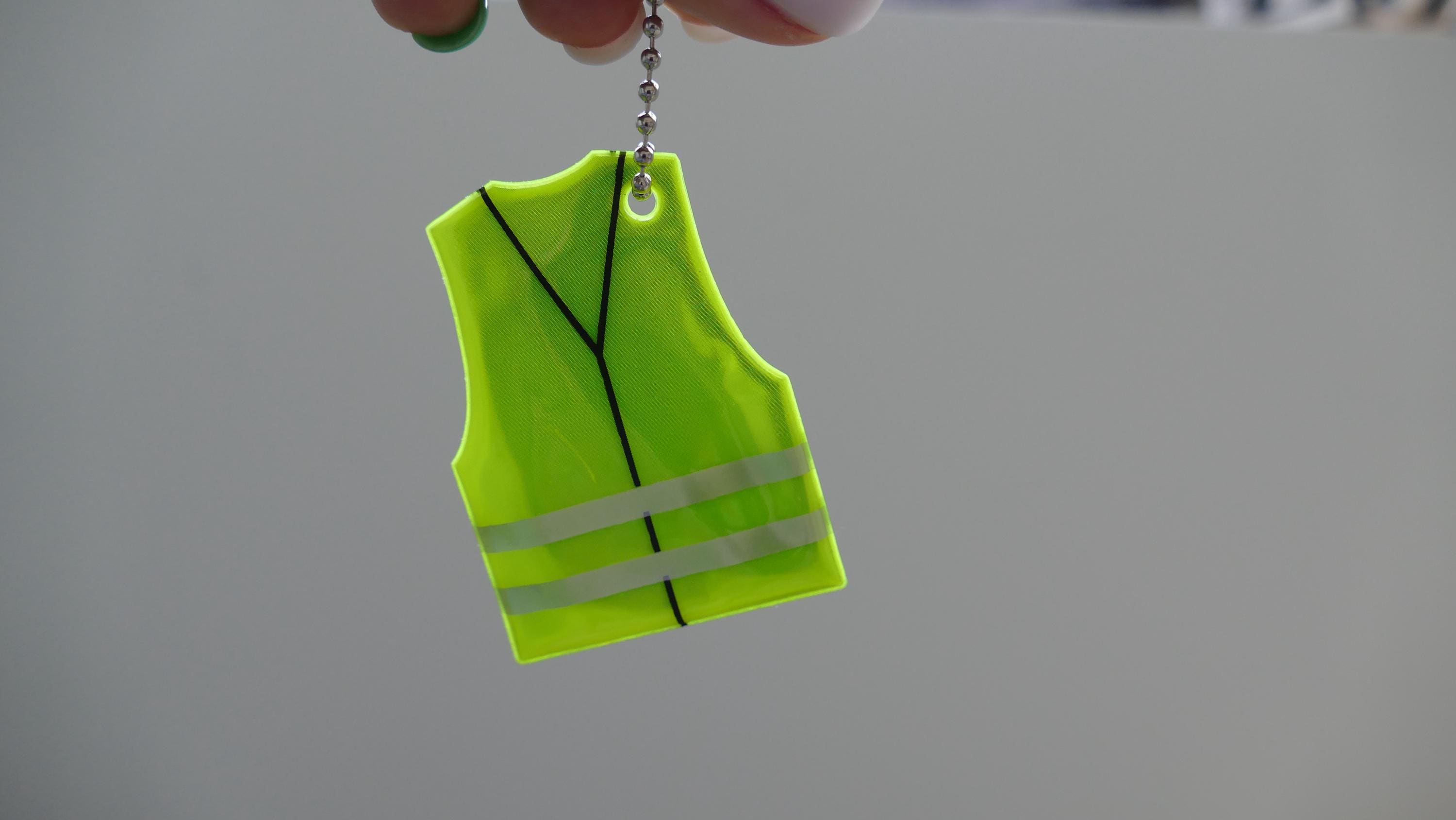 Mini Reflective Safety Vest Keychain - Etsy