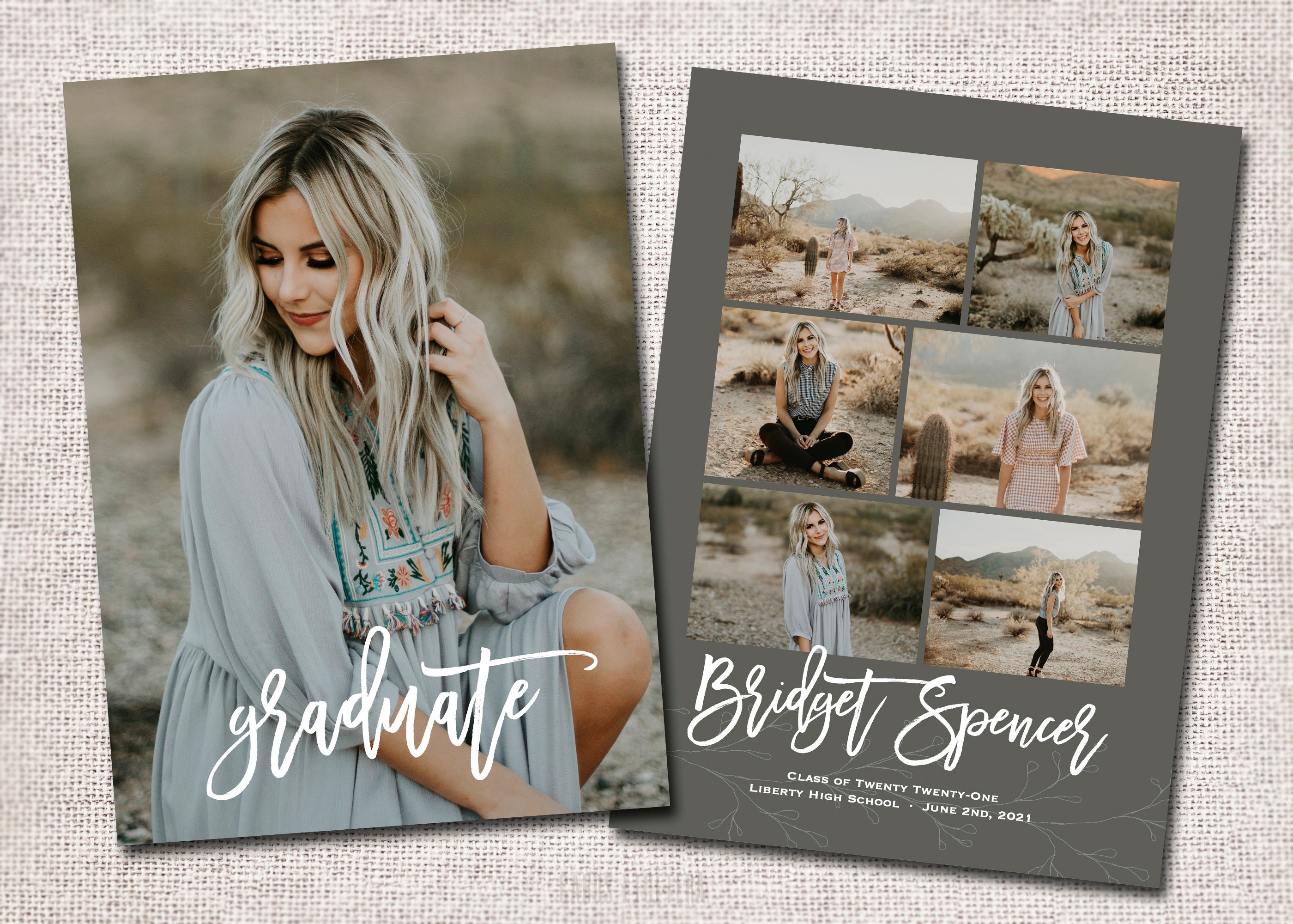 Graduation Announcement Graduation Invitation 2021 Modern - Etsy