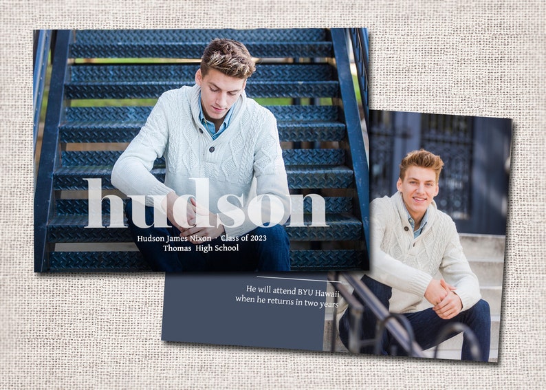 Graduation Announcement LDS Missionary Farewell Graduation - Etsy