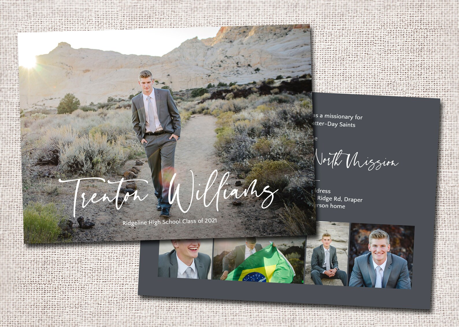 Graduation Announcement LDS Missionary Farewell Graduation - Etsy