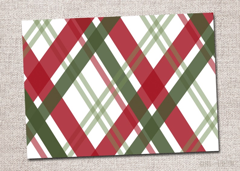 Card back Christmas card Holiday card | Etsy