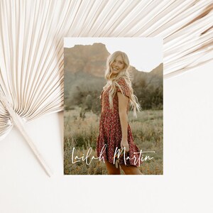 Graduation Announcement, Graduation Invitation, 2025, Modern Graduation ...