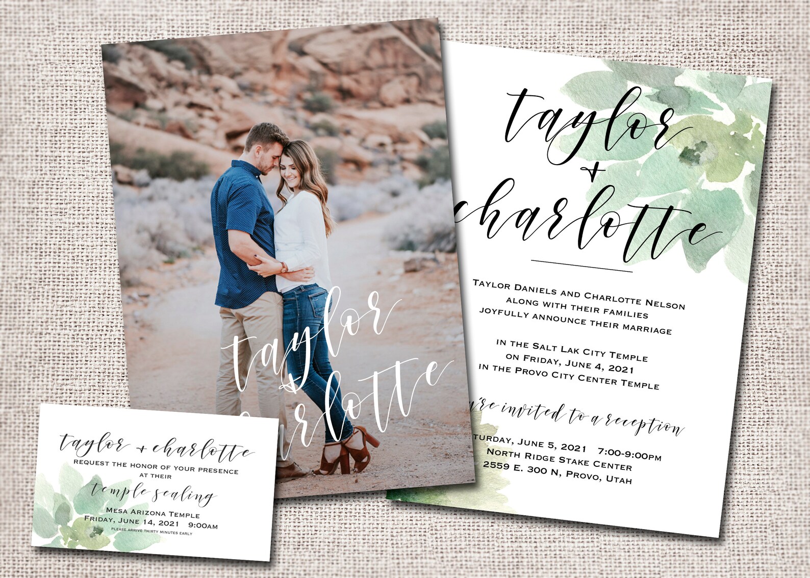 Wedding Invitation Photo wedding invitation wedding invites | Etsy