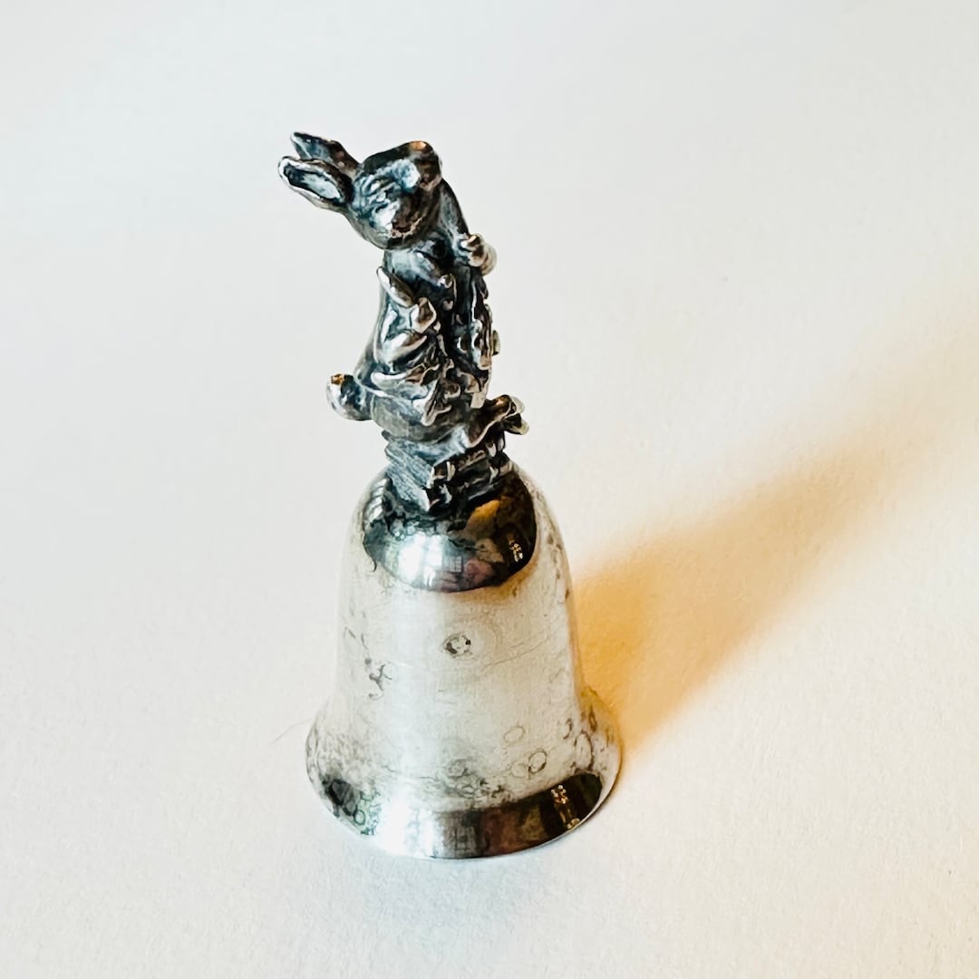 Peter Rabbit Bell Beatrix Potter Silver Plate New England Collector's ...
