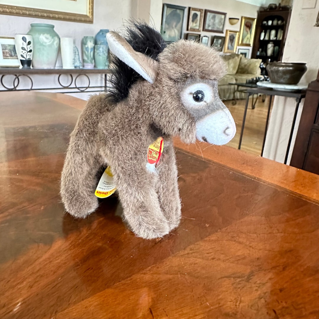 Circa 1980s Steiff Donkey Named Assy 1510/14 Great Condition Tags and Button in Good Shape - Etsy