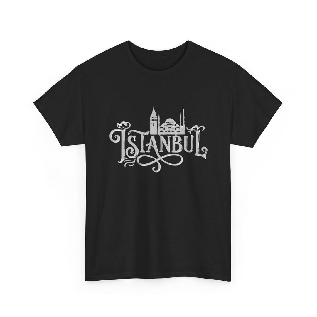 Istanbul Skyline Script Tee | Turkish City Skyline Shirt - Etsy