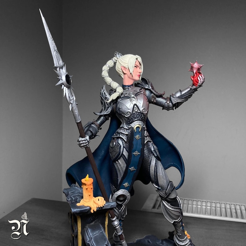 Baldur’s Gate 3 Shadowheart Statue | the Silver Warrior | Gamer Shelf ...