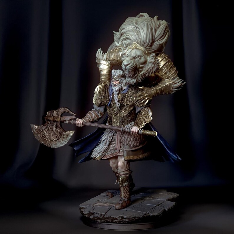 Godfrey 9.8" Figure | Video Game Statue | Souls Like Game Collectible ...