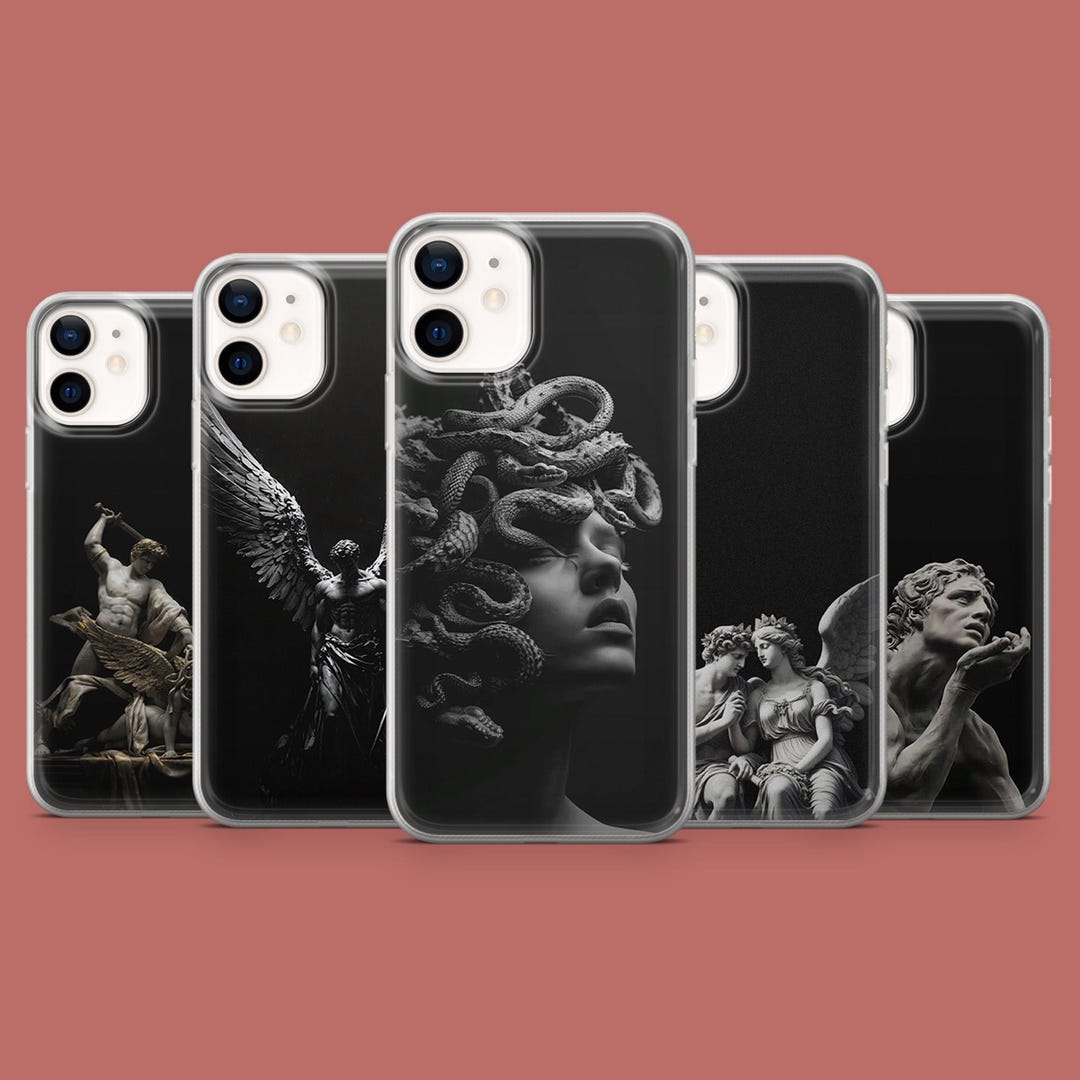 Greek Mythology Phone Case Ancient Medusa Cover for iPhone 17, 16 Pro ...