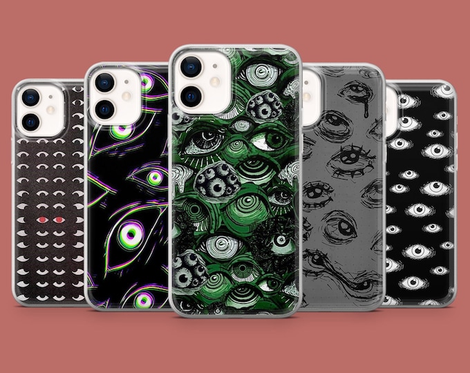 Gore Eyeball Phone Case Creepy Eyes Cover Fit for iPhone 16 15 14 13 12 ...