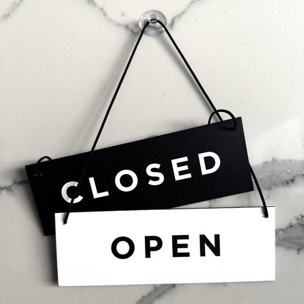 Open Closed Sign - Etsy Australia
