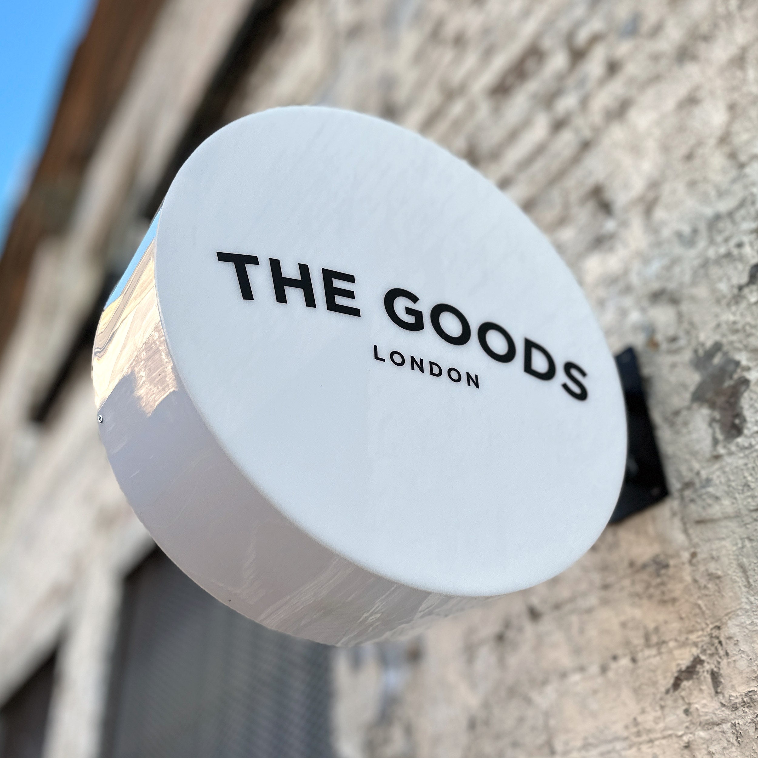 The Dulwich - Light Box Sign Acrylic Circle - Etsy