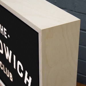 Wood Light Box Sign - Etsy