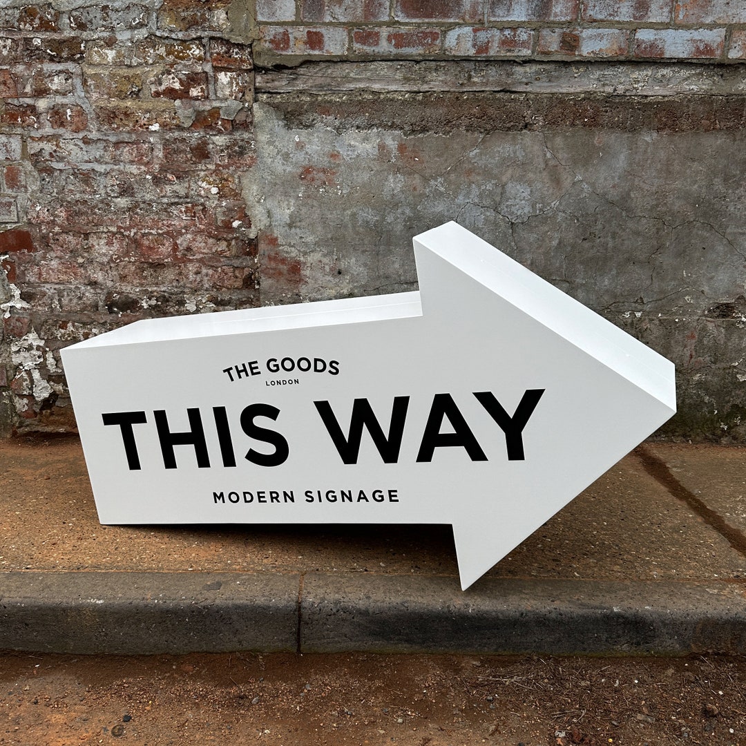Giant Large Big 3D Metal Arrow Sign. (for Events and Businesses). - Etsy