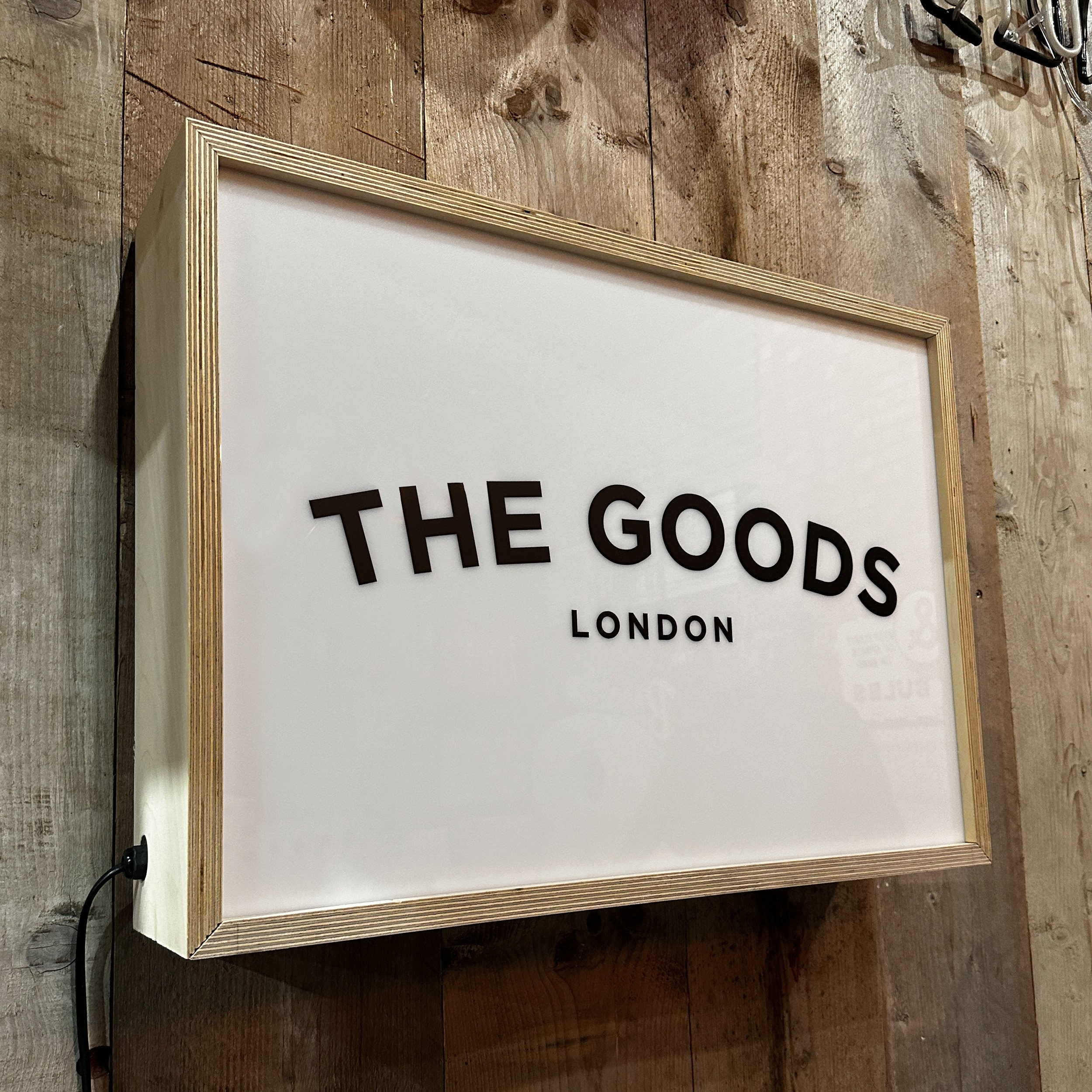 Wood Light Box Sign - Etsy