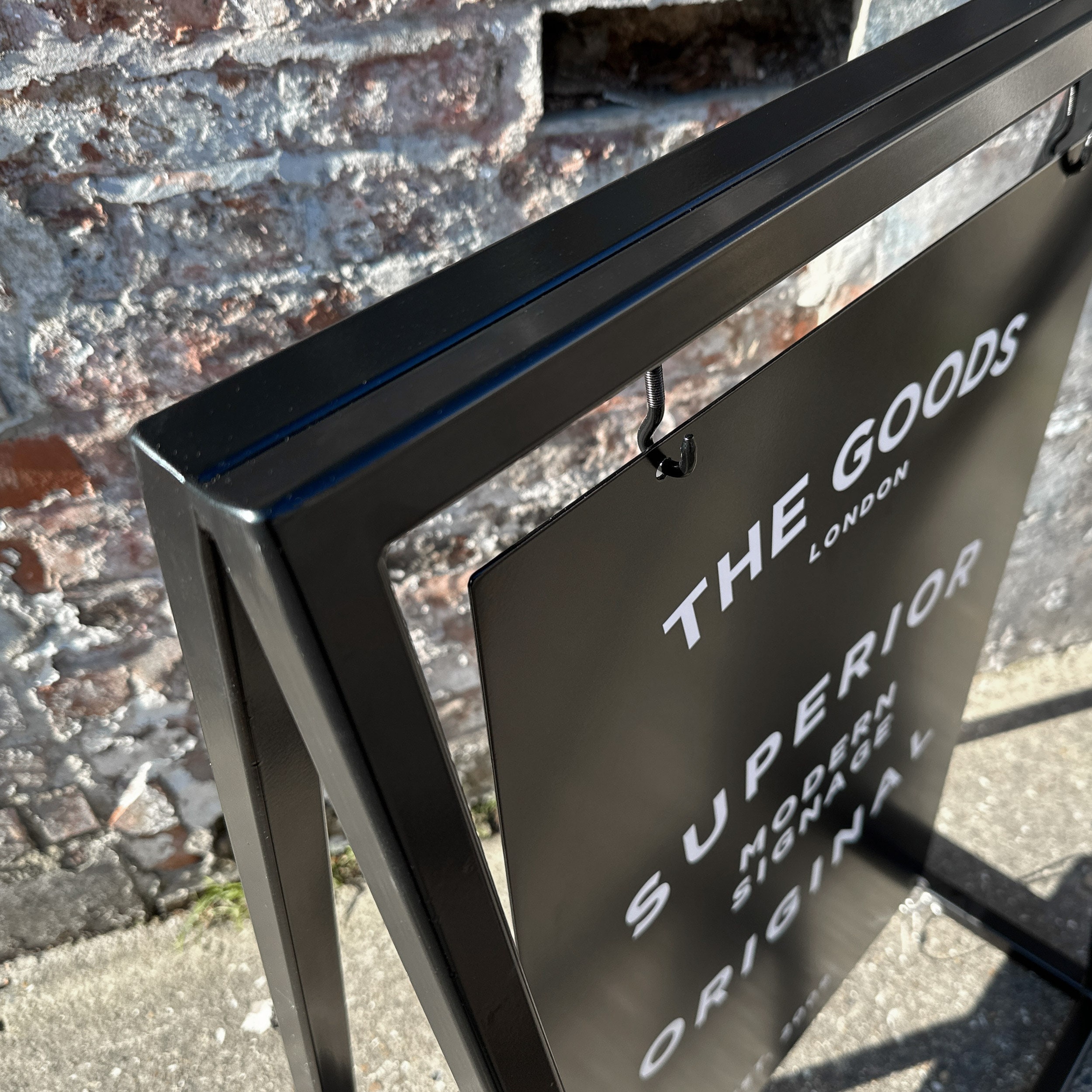 Board Pavement Black A Frame Sign Black A-frame Sign | Free Photo ...