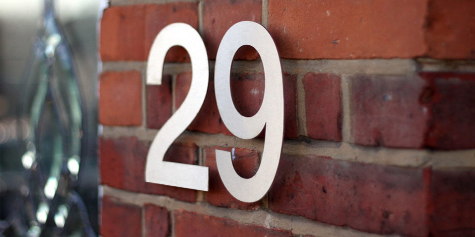 Helvetica Metal House Numbers - Etsy