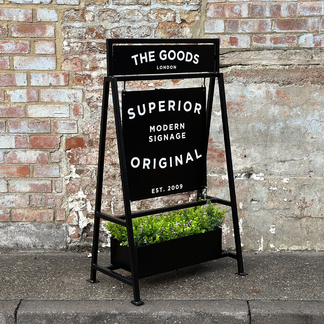 Planter A Frame Sign (black) - Etsy