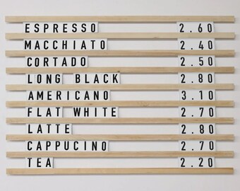Menu Board Letters - Etsy